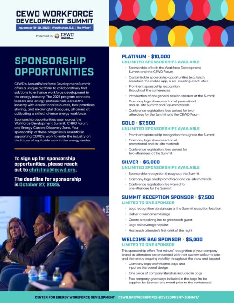 Workforce Development Summit | CEWD